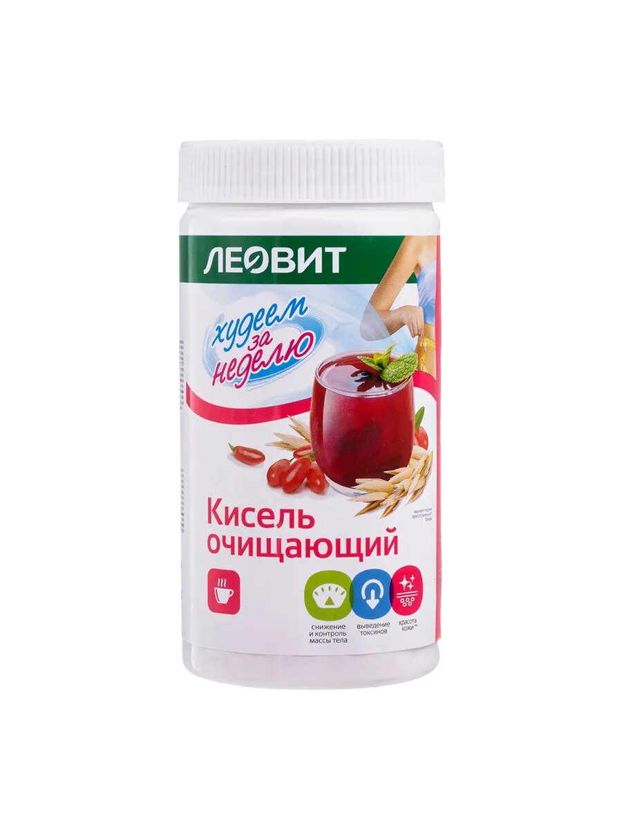 Леовит Кисель Очищающий (горячего разведения) банка 400 г 1 шт