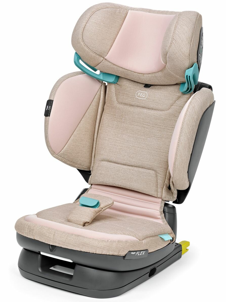 Детское автокресло Peg Perego Viaggio 2-3 Flex Mon Amour i-size New, группа 2-3 (15-36 кг) 3-12 лет, черный