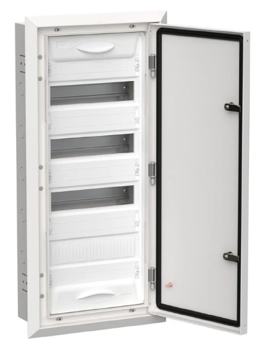 Щит распределительный встраиваемый IEK TI5-50-V-048-31 TITAN 5 ЩРв-48 (1х48) 755х365х130 IP31 белый металлический