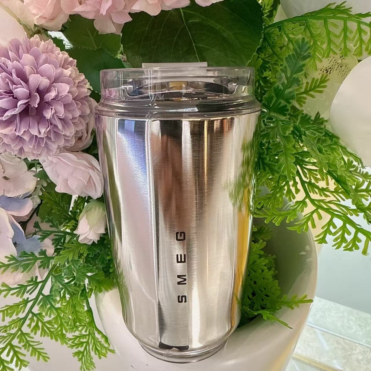 Роскошная дорожная кружка для кофе Smeg, компактная и портативная термокружка, 0,24 л.