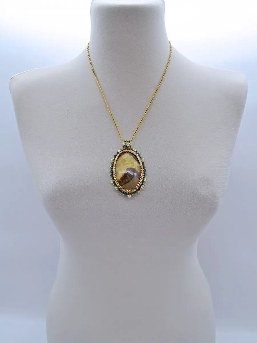 Колье, кристаллы Swarovski