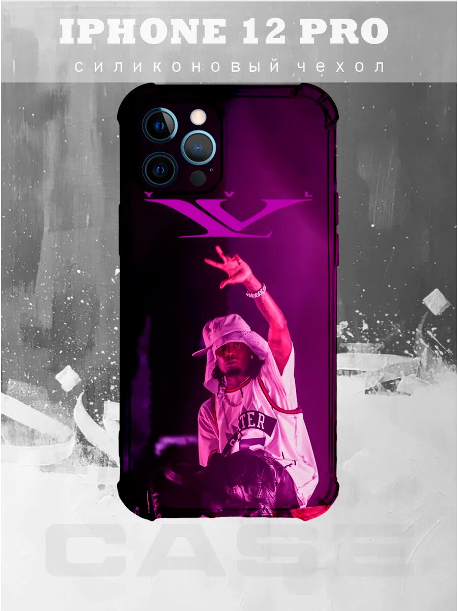 Чехол на IPHONE 12 PRO с принтом playboi carti