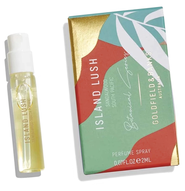 Духи для женщин и мужчин Goldfield and Banks Island Lush миниатюра 2 мл / Голдфилд Айленд Лаш