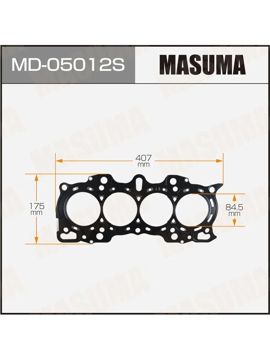 Прокладка ГБЦ для а/м Honda CR-V 95-01 (B20B, B20B3, B20Z1), арт. MD05012S