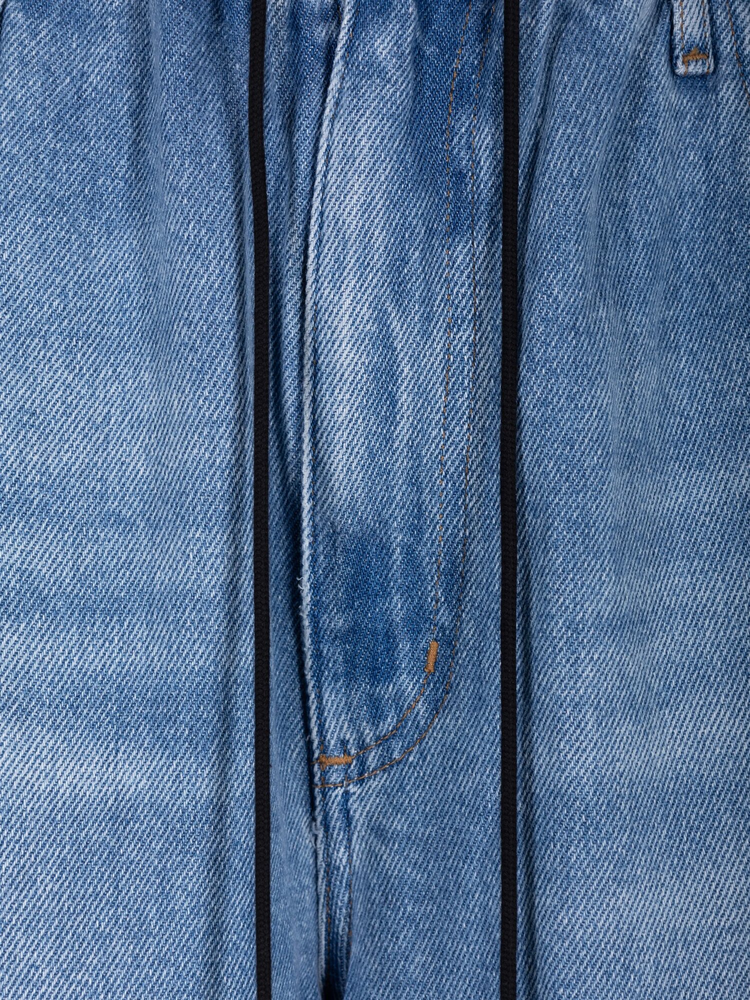Джинсы AGOLDE Shaw drawstring-waist jeans, размер 2, blue — фото 1
