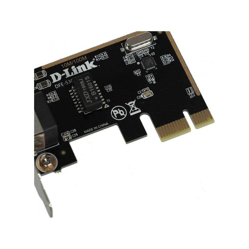 Сетевой адаптер PCIe D-Link DFE-530TX/E1A, Fast Ethernet PCI Express