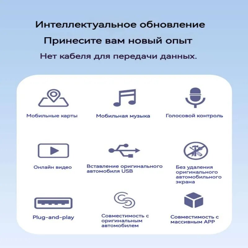 Беспроводной адаптер HUAWEI Hicar, USB/Type-C, Wi-Fi 5.8 ГГц, для телефонов Huawei/Honor — фото 1