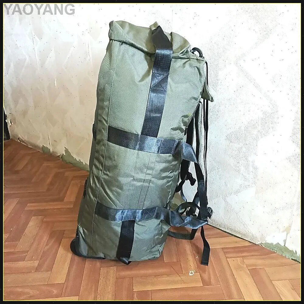 Сумка тактическая Zond 3в1 АR 1680 зеленый 140л, водоотталкивающая, вес до 50 кг — фото 1