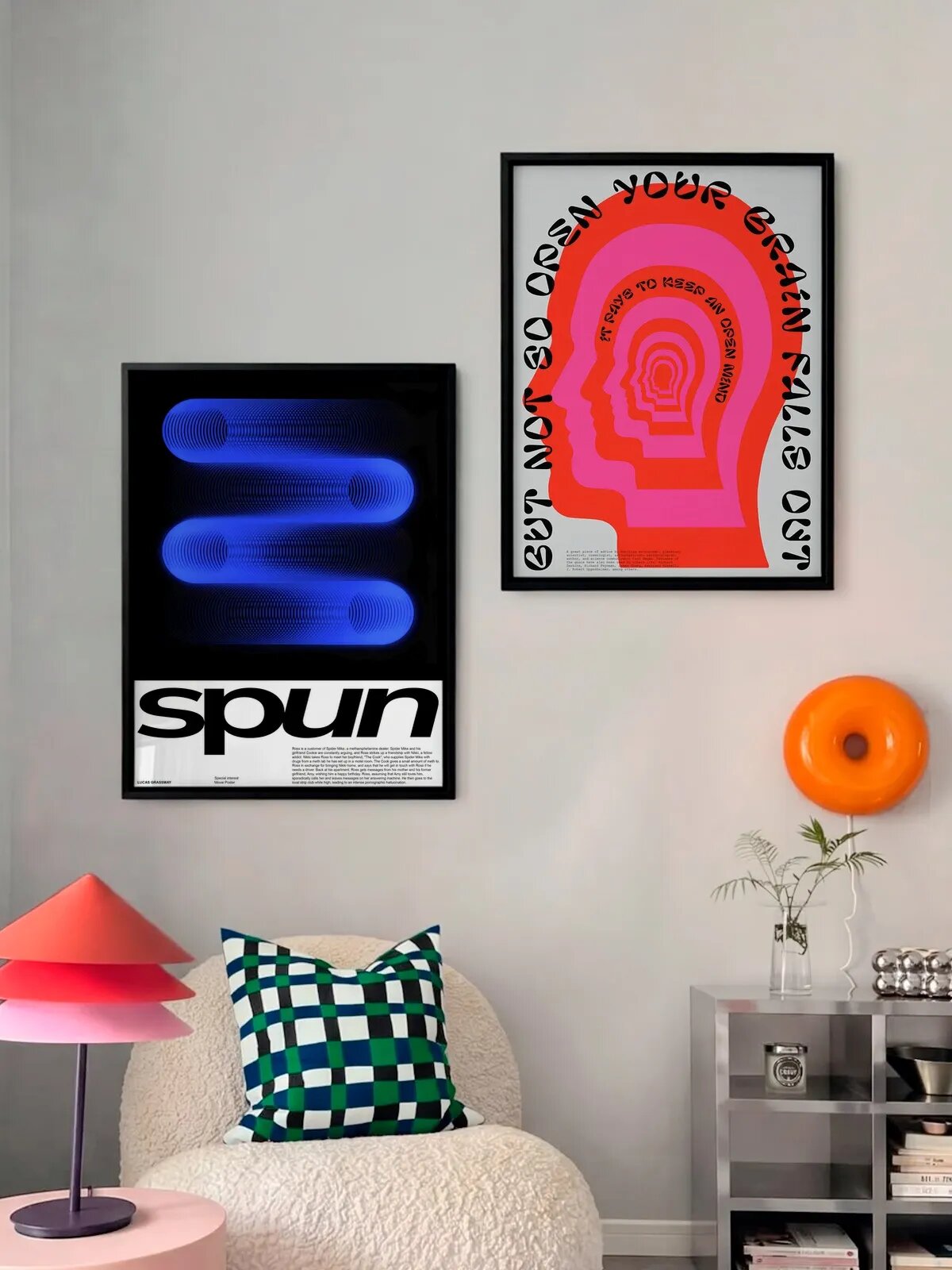 Набор постеров "Spun x Open Mind", 30x40 см, 2 штуки