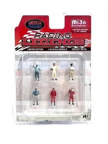 Машинка American Diorama 1:64 Figure Set - RACING LEGENDS1 Die-cast Alloy Car Model Collection Display Gift