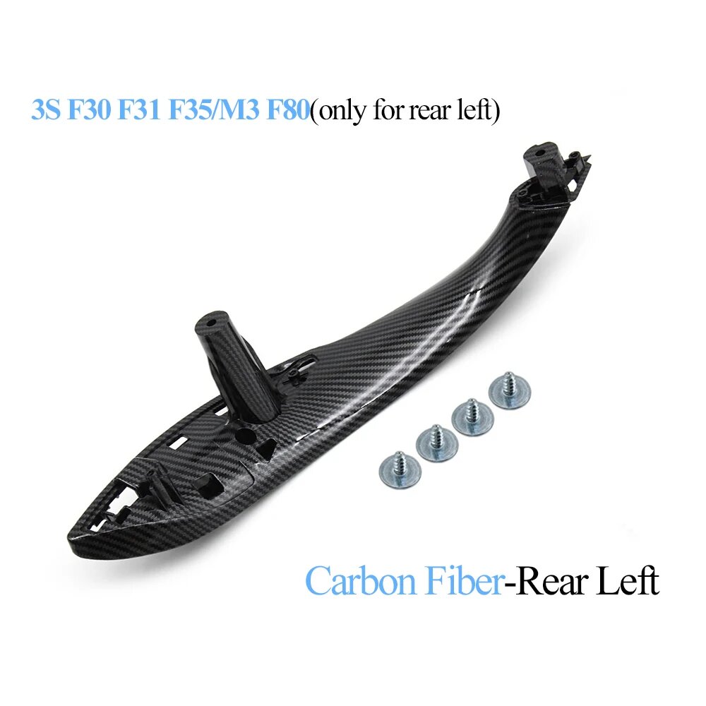 Накладка дверной ручки Carbon Fiber, BMW F30/F31/F35/M3/F80, левая