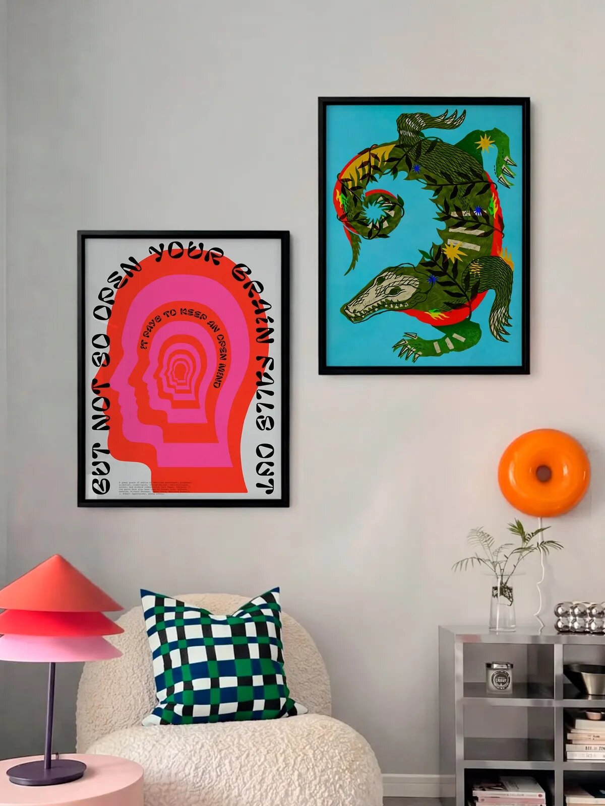 Набор постеров "Open Mind x Alligator Guardian", 30x40 см, 2 штуки