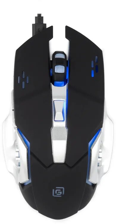 Мышь беспроводная Oklick 770GW, игровая, радио, оптическая, USB, 3600dpi, черный и серебристый
