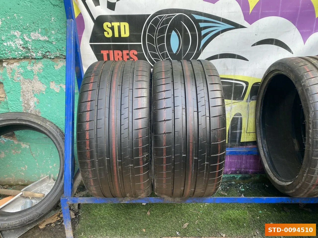 Комплект (4 шт) летних БУ шин Michelin Pilot Sport 4 S Acoustic 315/30 R23 10% износ 8087789468