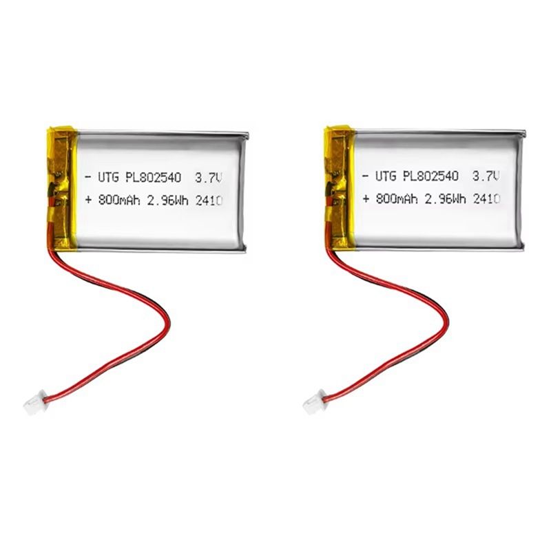 3,7 В Lipo Батарея 800 мАч PL802540 Литий-Полимерные Аккумуляторы для T114 V2 LoRa 32 V3 Dev-Board Node 2 шт.