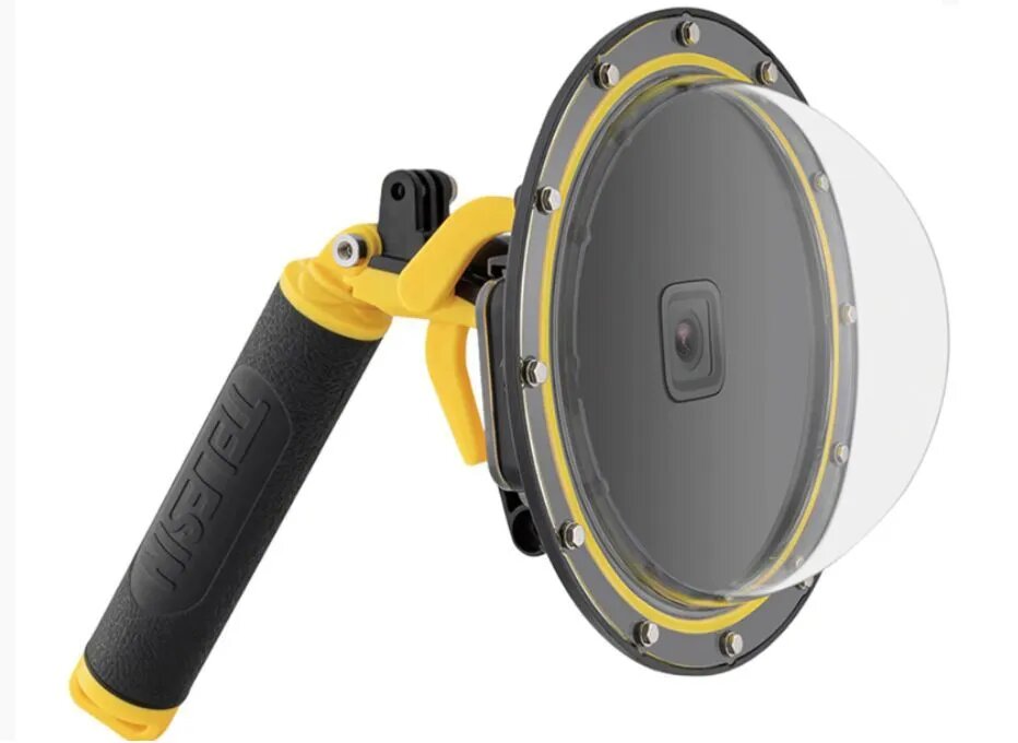 Купол Dome Port Telesin для GoPro HERO 11, 10, 9 Black водонепроницаемый