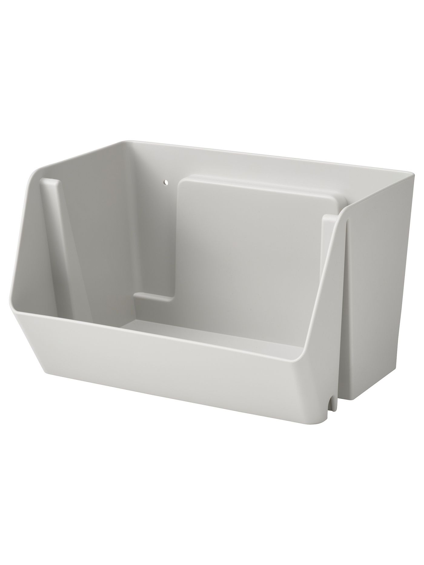 IKEA FODERTRAG органайзер для стола/стены, светло-серый, 25x18x15 см