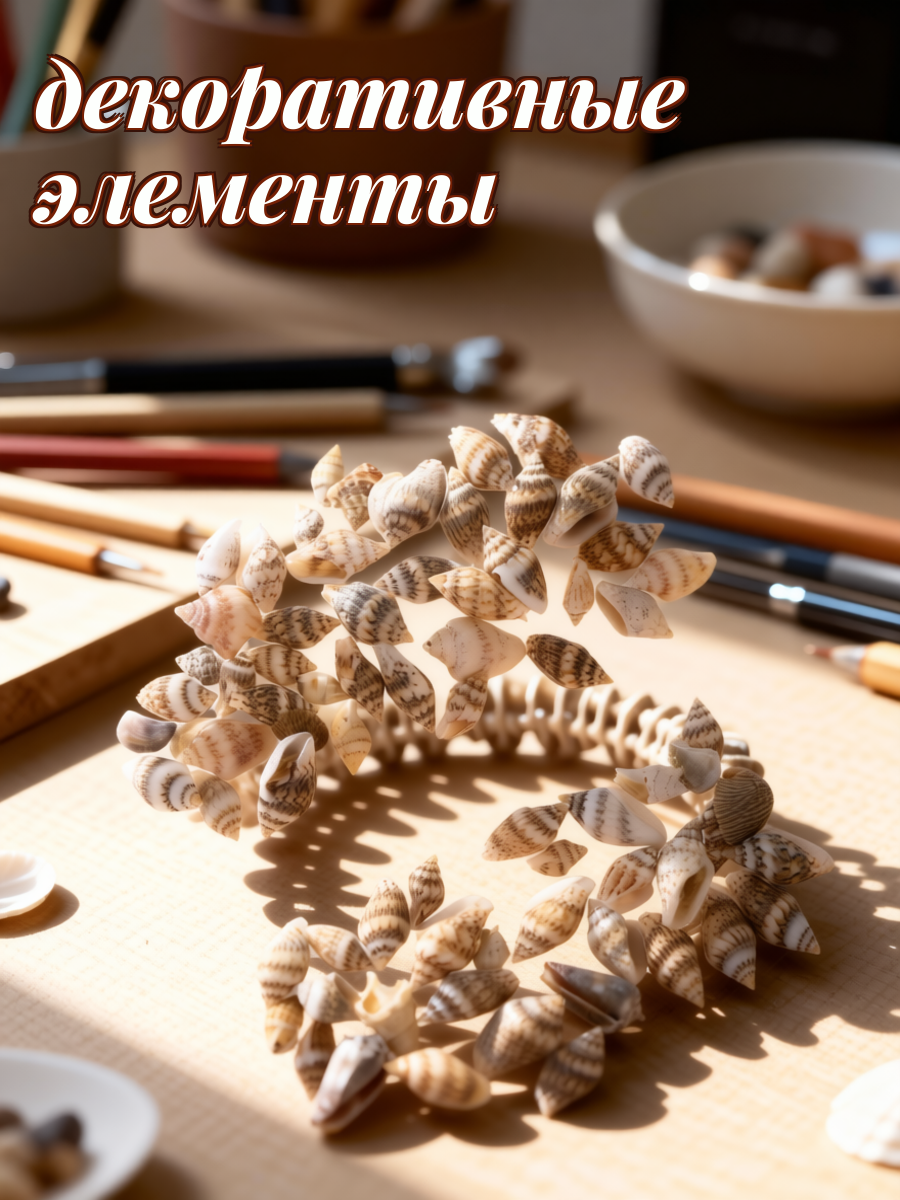 50 Штук Маленьких Кончиков Для Декора Дома Естественные Морские Оболочки Для Ремесел И Декора Аквариума