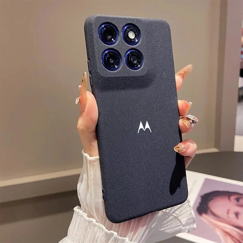 Чехол из ТПУ Rock Sand Skin Motorola Edge 60 Fusion black