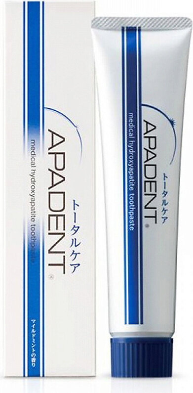 APADENT Зубная паста против кариеса и зубного налета, реминерализующая Total Care 120 г Toothpaste Apadent Total Care 120 50ml