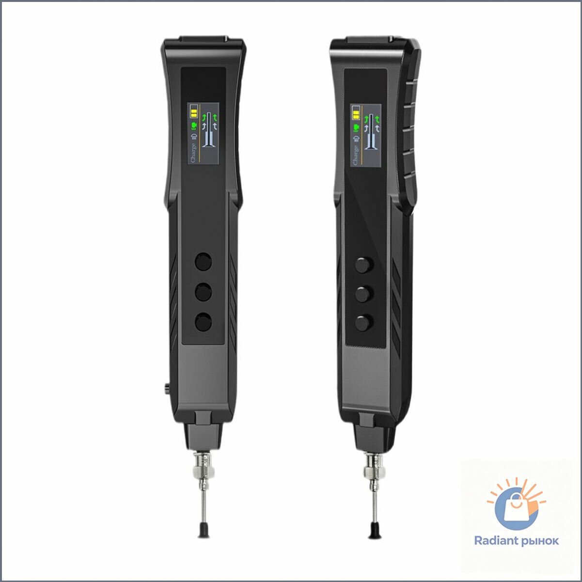 Перезаряжаемый вакуумный пинцет для SMD с ESD-защитой, цветным дисплеем и аккумулятором