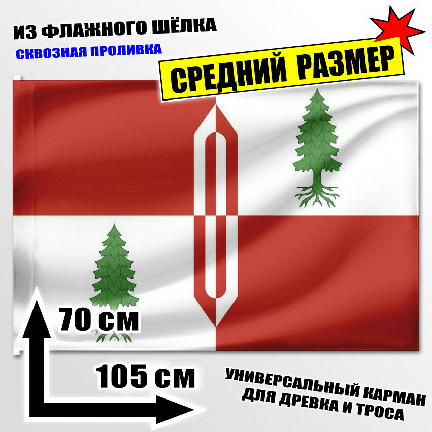 Флаг средний Фрянова 105x70 см