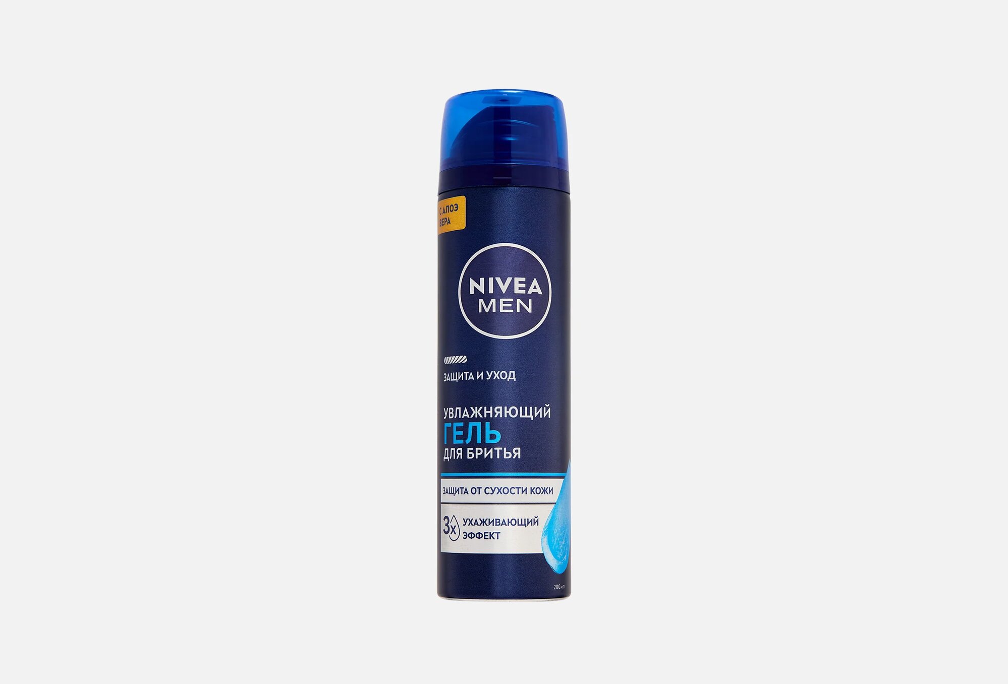 Гель для бритья NIVEA Men, увлажняющий, против сухости, 200мл