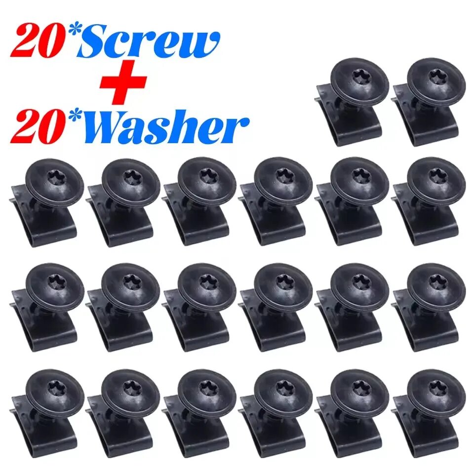 Автомобильные U-образные клипсы 40шт (20set)