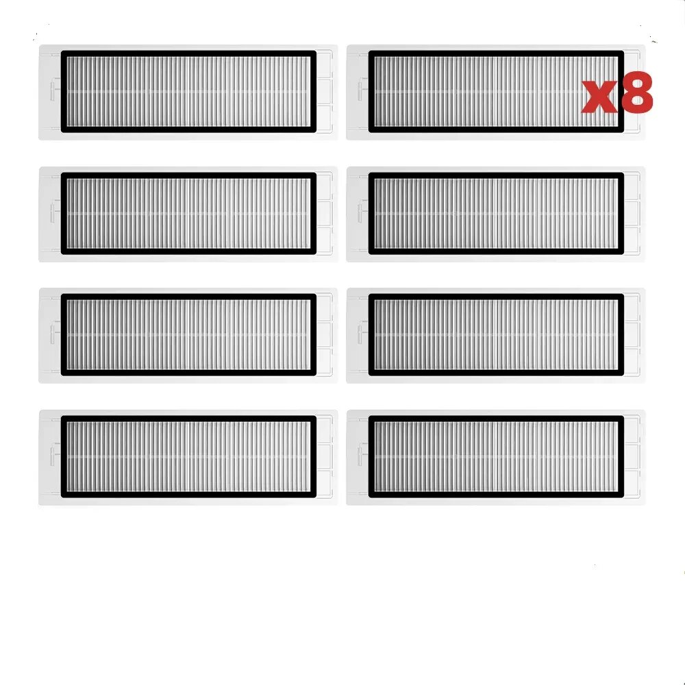 Фильтры для Roborock S5/S6/S5MAXE, серые, x8