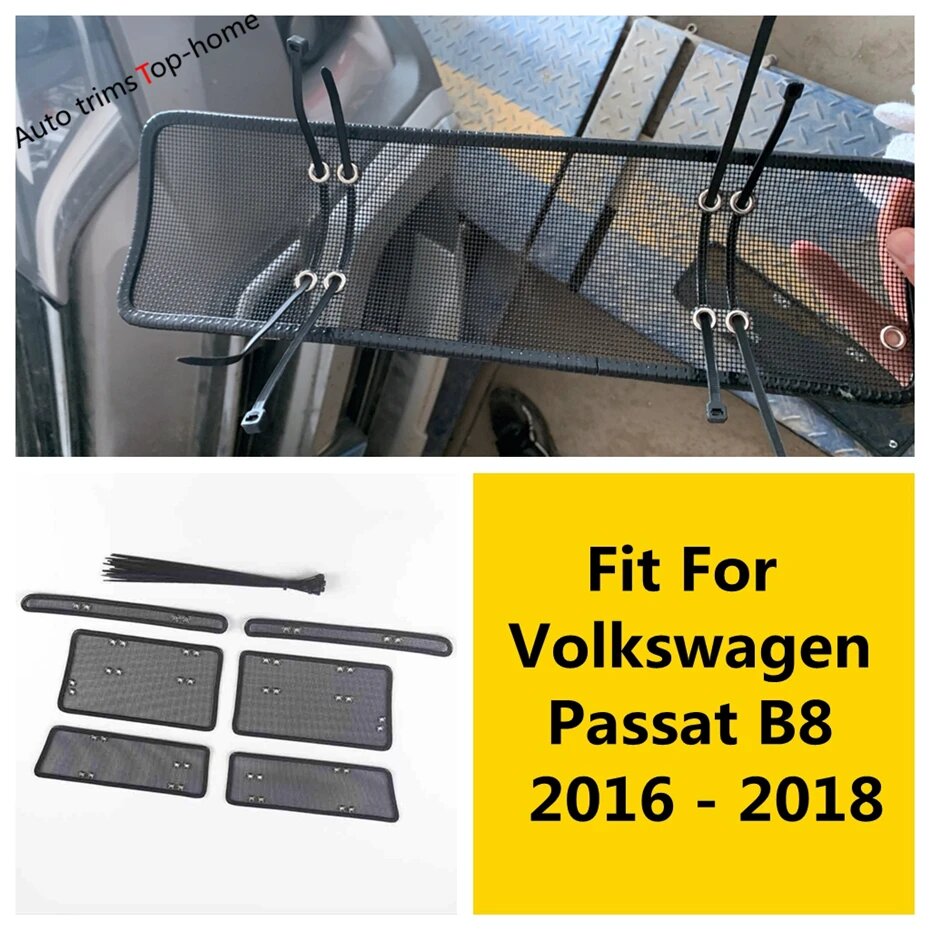 Сетка для защиты от насекомых на переднюю решетку автомобиля Volkswagen Passat B8 2016 2017 2018