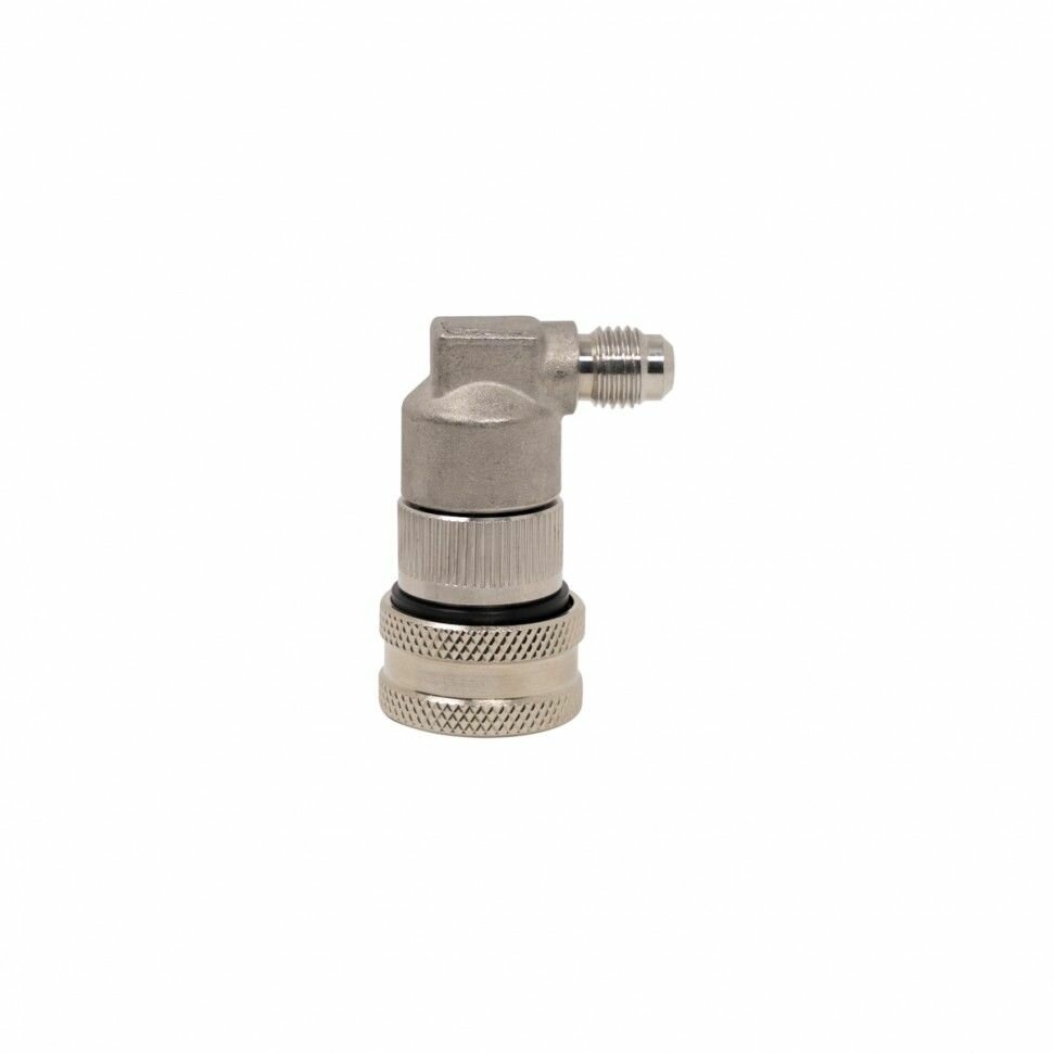 Коннектор "KegLand" для кегов с фитингом Ball Lock, исходящий (черный) с резьбой, нерж.