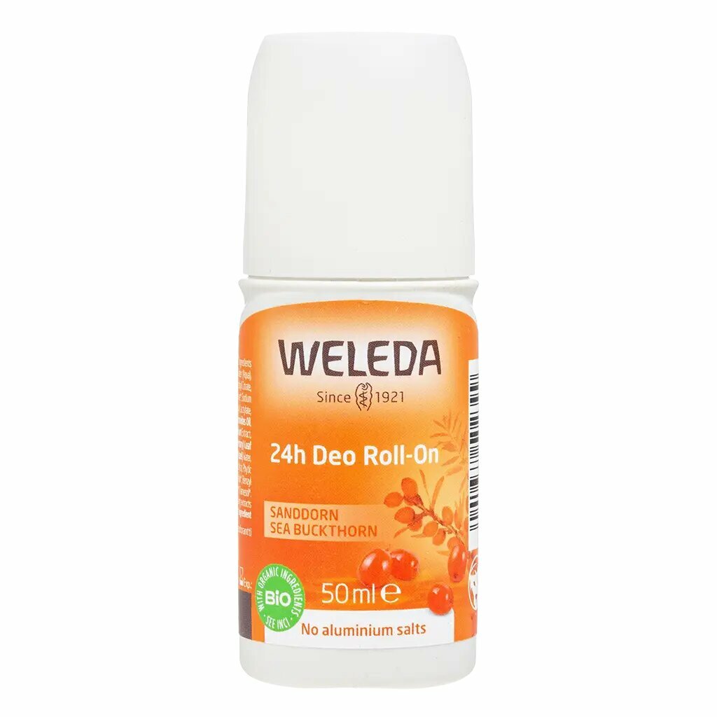 Weleda Дезодорант Облепиховый 24 часа Sanddorn Deo Roll-On 50 мл 1 шт