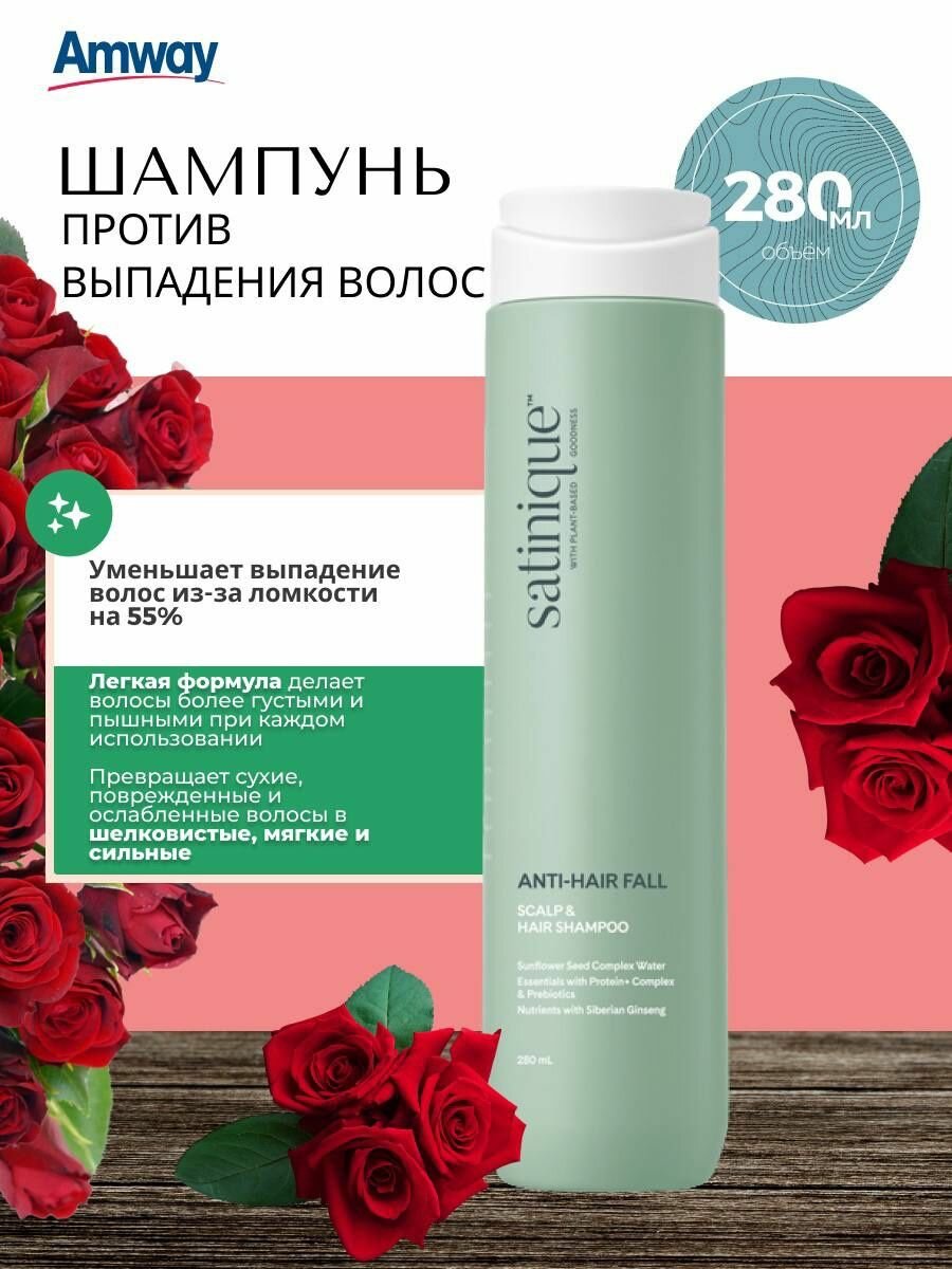Amway Satinique Шампунь, препятствующий выпадению волос.