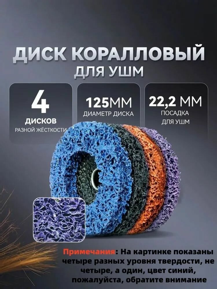 Круг шлифовальный 125 x 22 x 22.23; F100