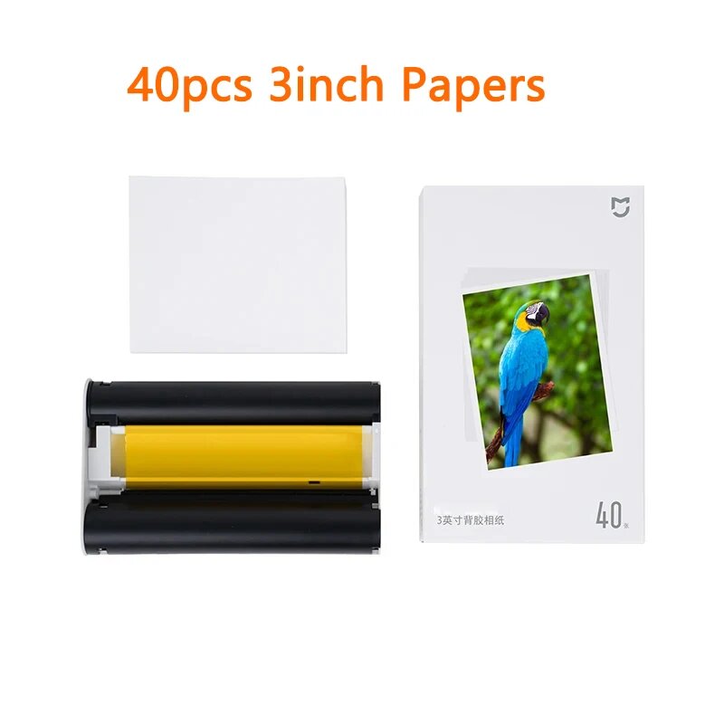 Фотобумага 3 дюйма 40шт для MIJIA 1S