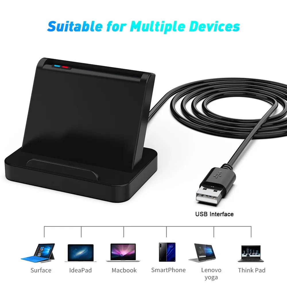 Умный USB-считыватель смарт-карт SCR816: поддержка CAC, ID и банковских карт