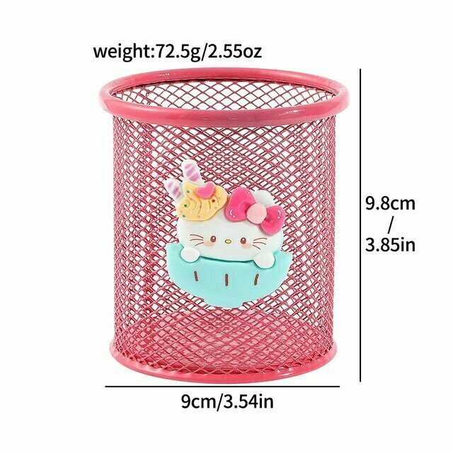 Набор степлеров Hello Kitty Sanrio Kawaii, милый мультяшный кот Kt, школьные материалы для тестовой бумаги, мини-машинка для переплета, школьные канцелярские принадлежности,