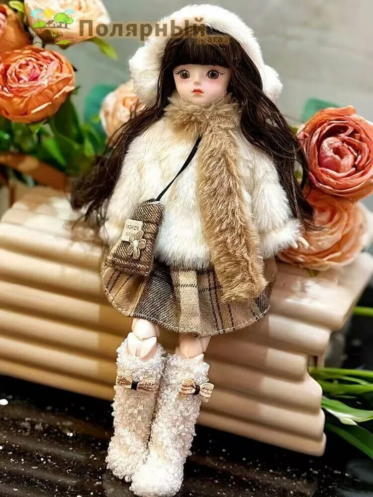 Кукла шарнирная для девочки BJD 31см Новый год День рождение