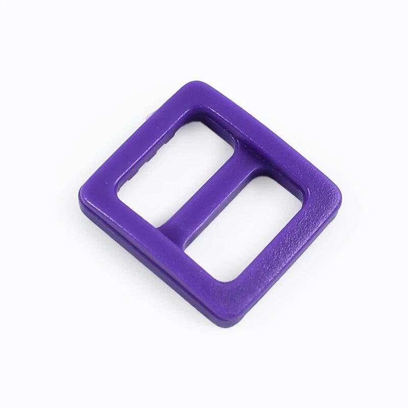 Meetee пластиковые регулируемые пряжки 10 мм Фиолетовый, 10mm-20Pcs, Purple