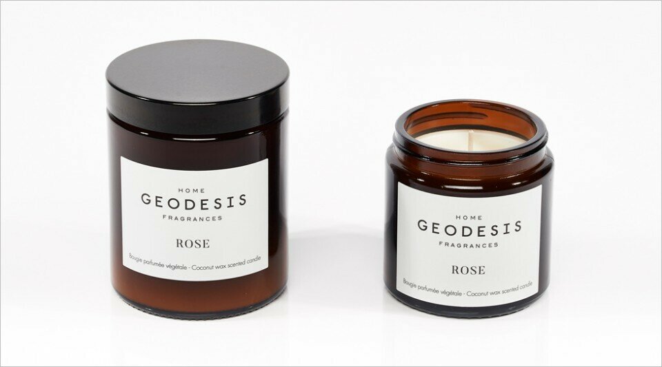 Свеча ароматическая Geodesis Rose