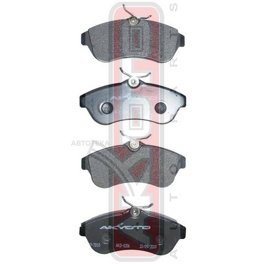 Колодки тормозные дисковые передние AKYOTO AKD0206