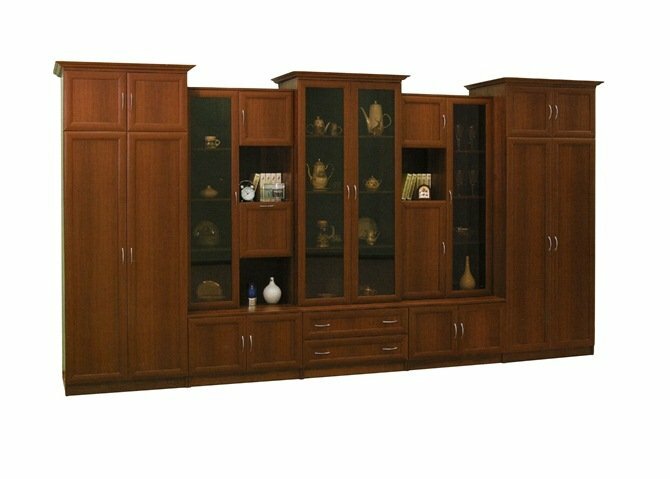 Стенка Композиция - 7 Дуб Апрель темный 400*220*55
