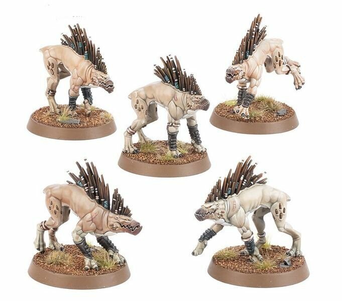 Croot Hounds. Tau. Tay. С подставками. Warhammer 40.000