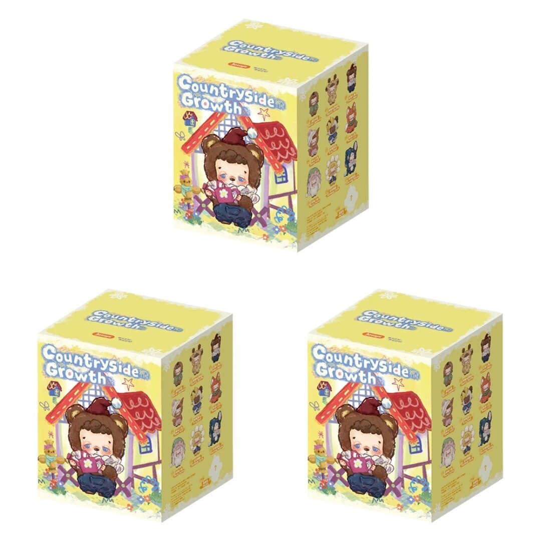 Виниловая кукла TOPTOY Know Know Monster Countryside Growth, 3шт, цвет: Random