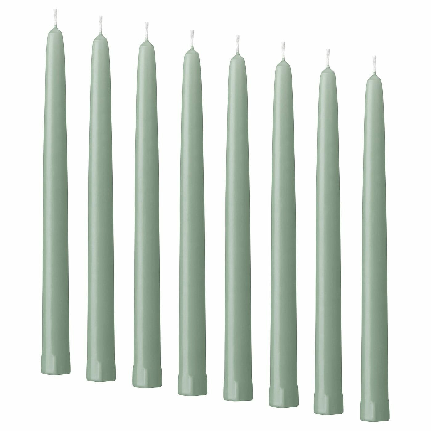 Свеча IKEA Klokhet 306.126.97, коническая, 25см, без аромата
