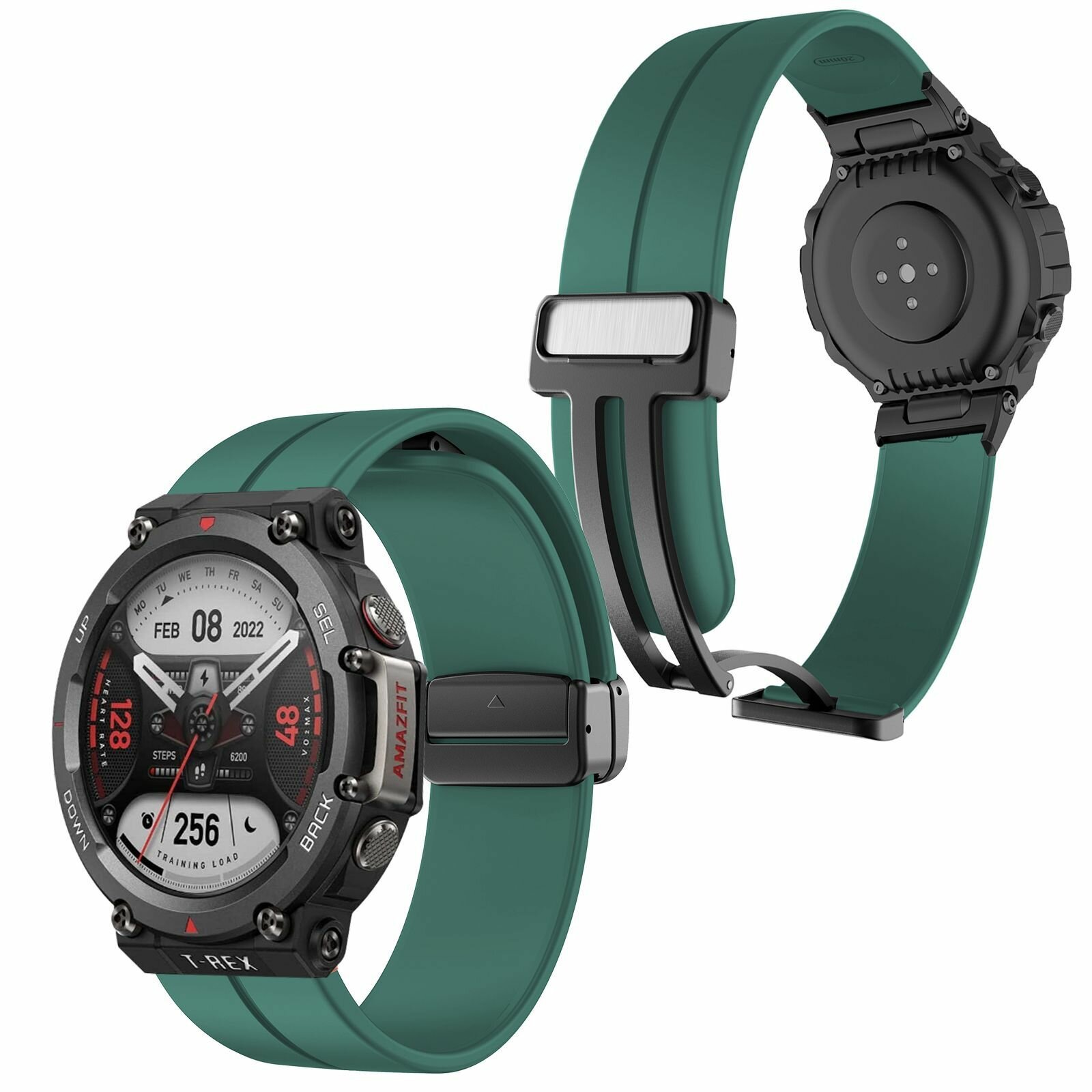 Магнитный ремешок MyPads для Amazfit T-Rex 2