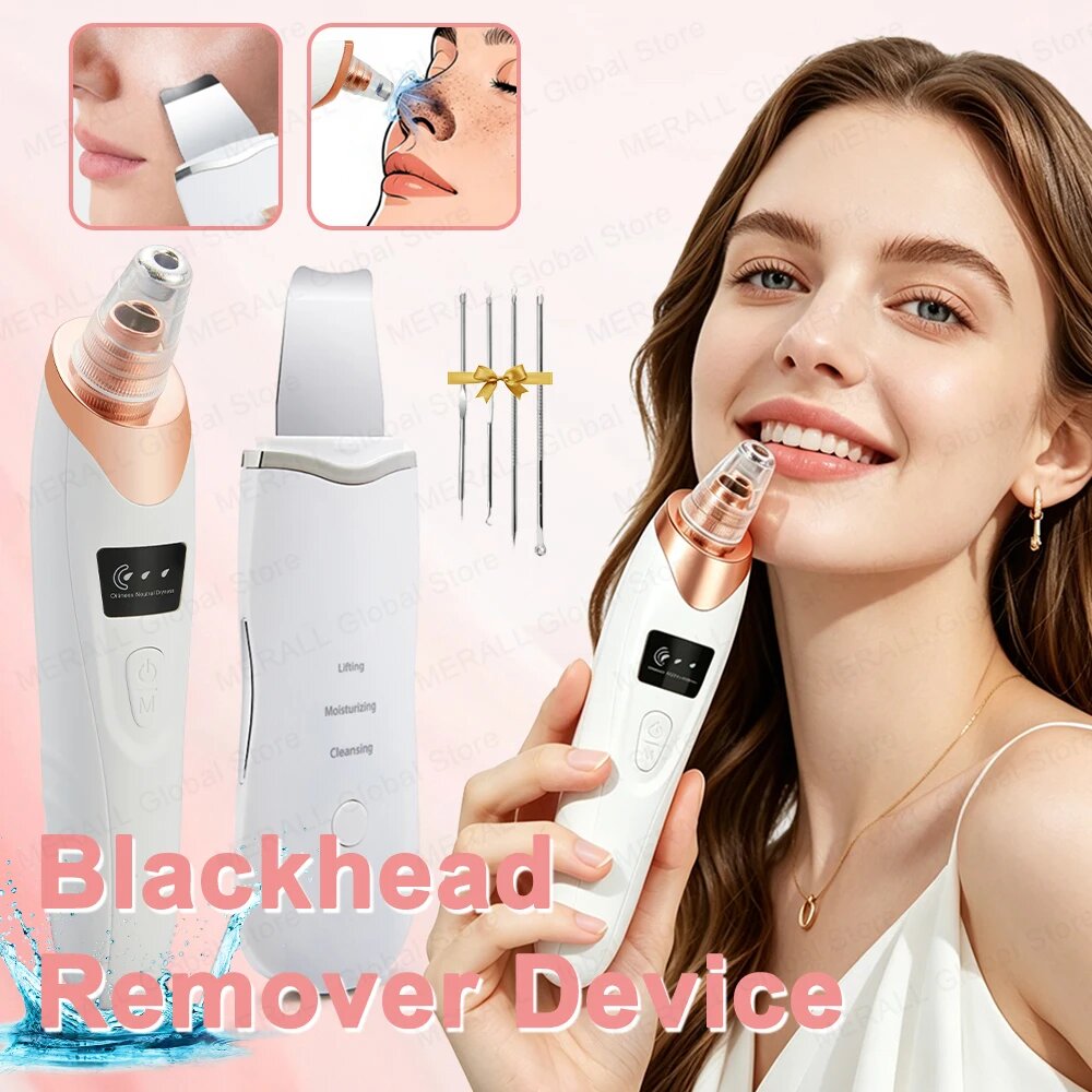 Вакуумный очиститель пор Kit, скрабер, иголки для черных точек