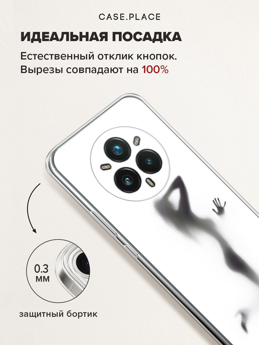 Чехол на Realme 14 Pro / Реалми 14 Про с принтом "Стекло в душе" — фото 1