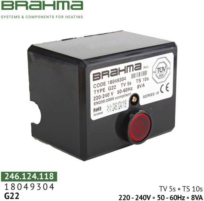 Блок управления горением Brahma G22 18049304