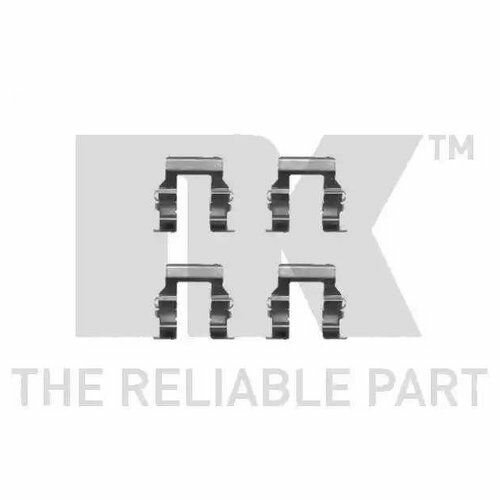 Комплект монтажный тормозных колодок Nk 7930279 для Mitsubishi Galant (1992-1998), Mitsubishi L 400 (1994-2007), Mitsubishi Pajero (1982-2001)